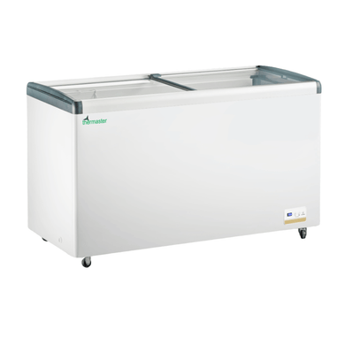 Thermaster 456L Chest Freezer with Flat Glass Sliding Lids - WD456G